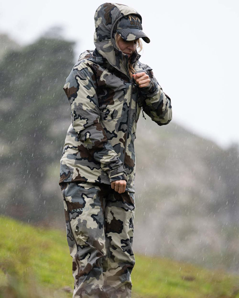 Chugach TR Women's Waterproof Hunting Jacket - Ash | KUIU