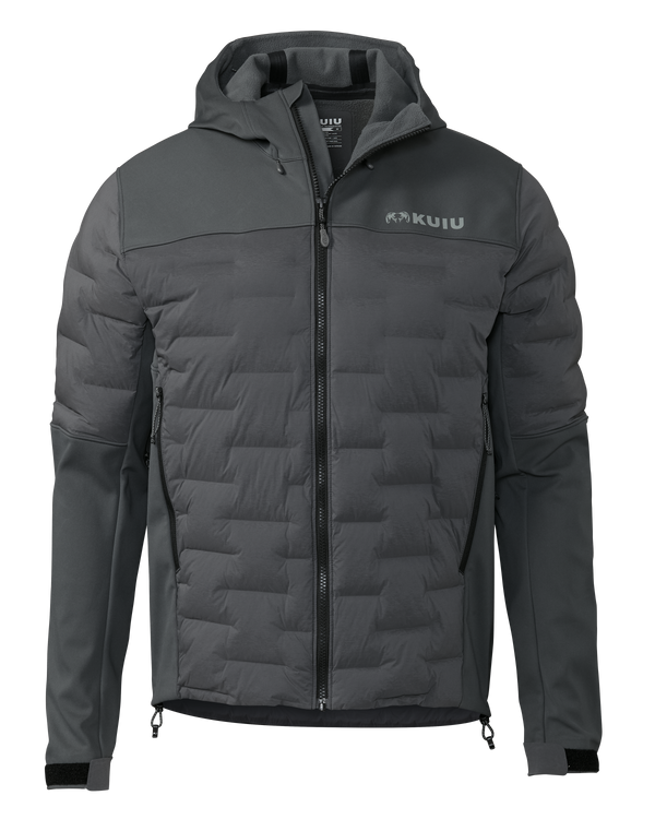 Axis Thermal Hybrid Waterproof Windproof Hunting Jacket - Gunmetal – KUIU