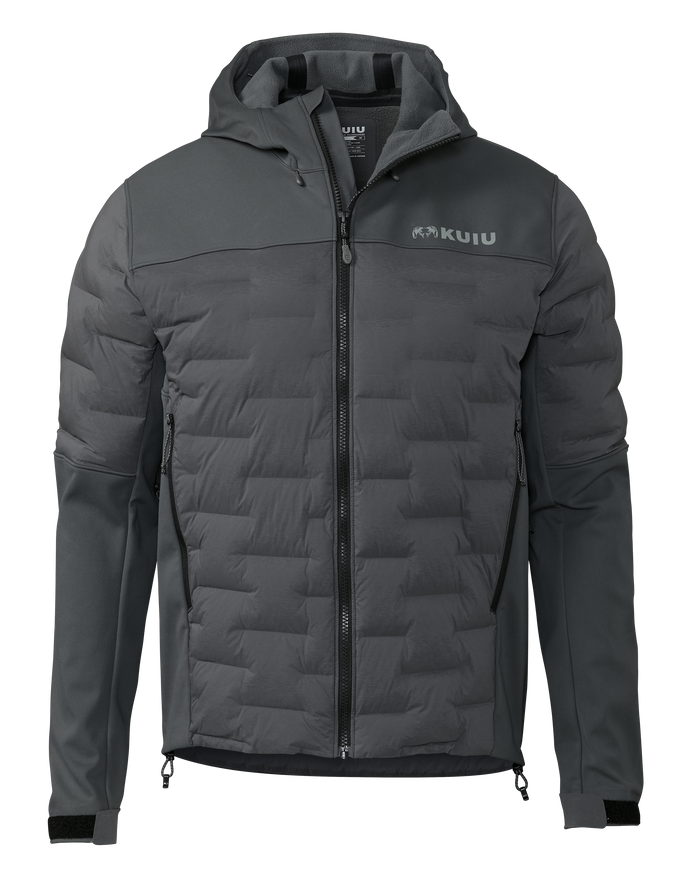 Axis Thermal Hybrid Waterproof Windproof Hunting Jacket - Gunmetal – KUIU