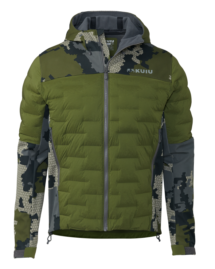 Axis Thermal Hybrid Waterproof Windproof Hunting Jacket - Verde – KUIU