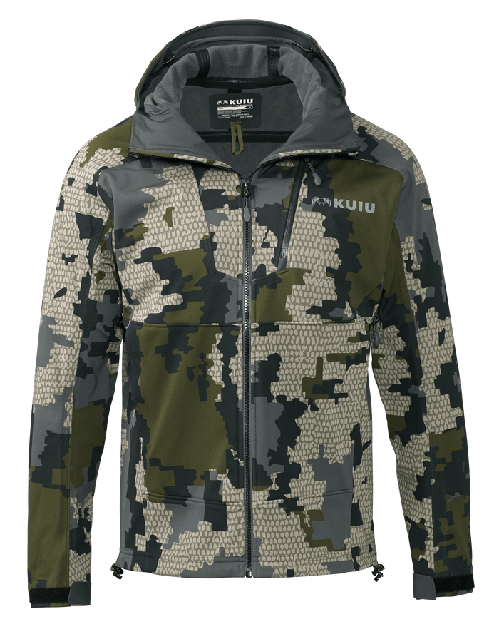 Axis Men's Warm Waterproof Jacket with Hood - Verde | KUIU