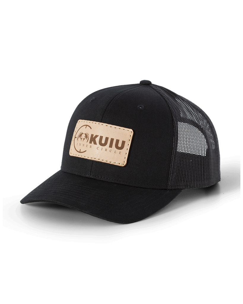 Inner Circle Leather Patch Hat | Black – KUIU